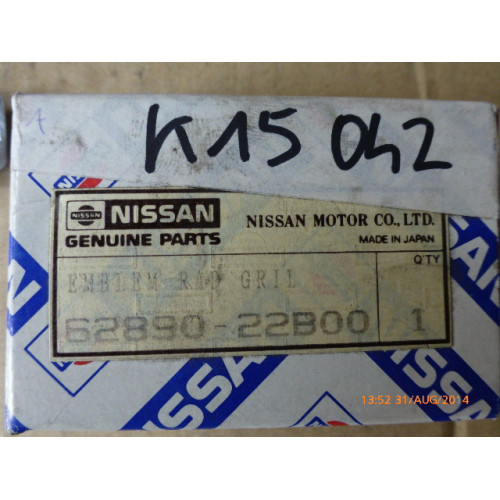 Original Nissan Micra K10 200SX S13 Emblem vorne 62890-22B00 Original ...