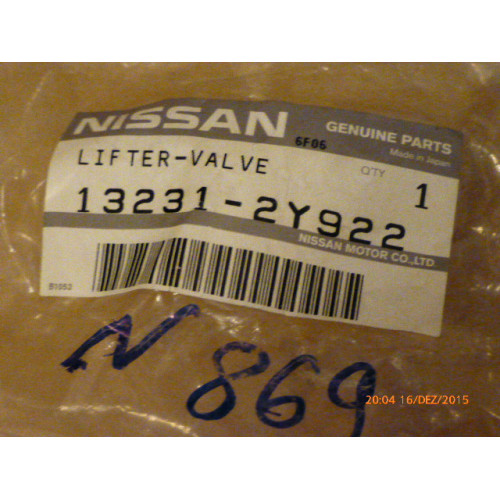 Original Nissan Stößel Ventil 13231-2Y922 13231-EY02B Nissan 132312Y922 ...