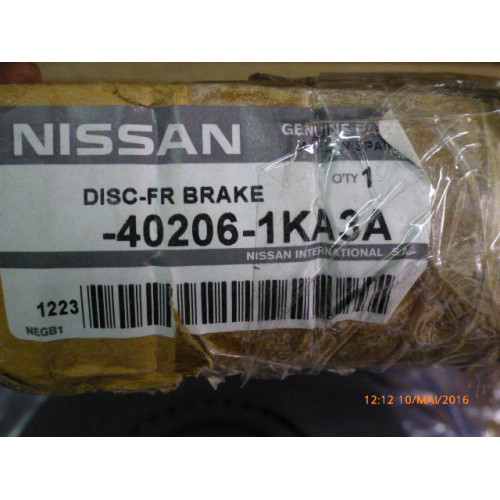 Original Nissan Juke F15 Bremsscheibe vorne 40206-1HA0A Nissan Juke F15 ...