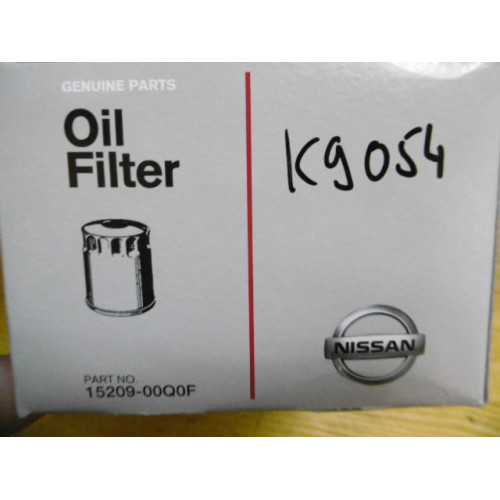 Original Nissan Qashqai J11 Ölfilter 15209-00Q0F Original Nissan ...