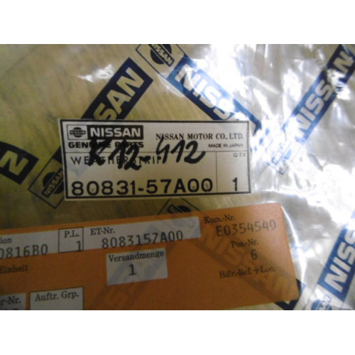 Original Nissan Sunny B12 Dichtung Tür links 80831-57A00 Original ...