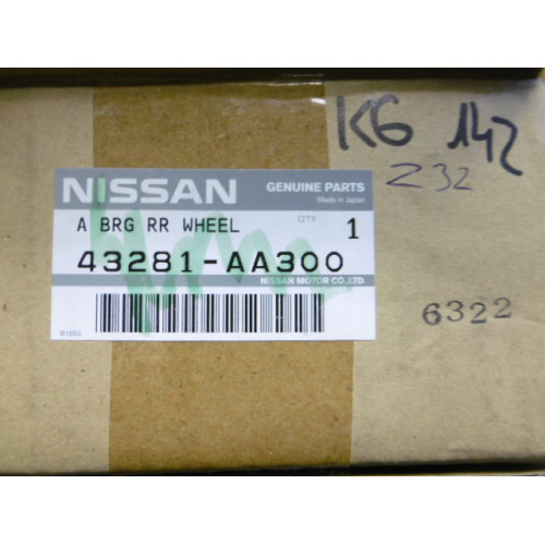Original Nissan 300ZX Z32 Radlager links hinten 43281-AA300 43281-40P05 ...
